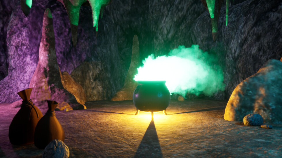 ArtStation - Witch cave