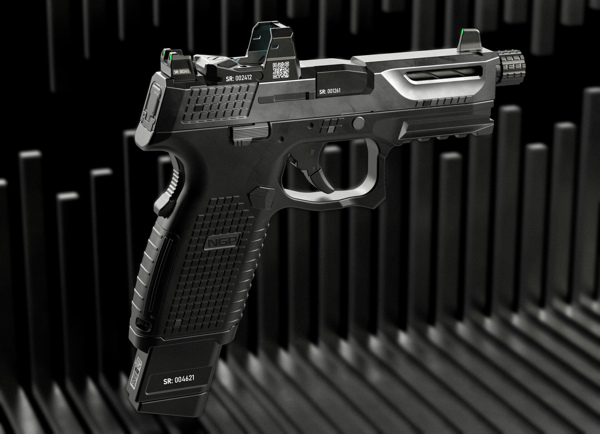 ArtStation - NGP P9 Pistol Concept