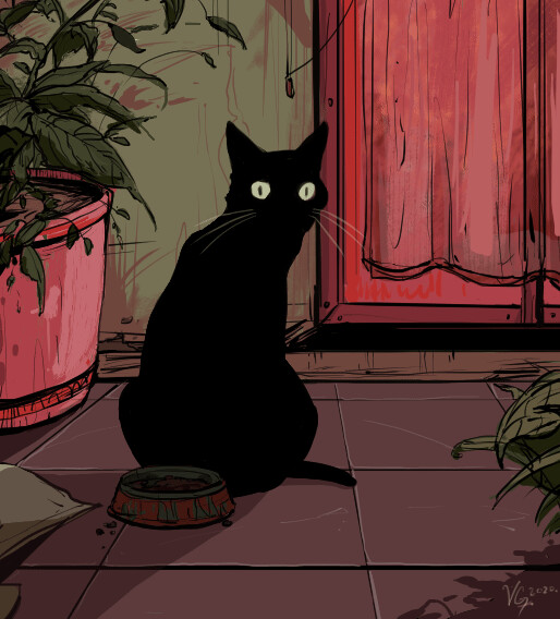 ArtStation - Cat Pounce - animation