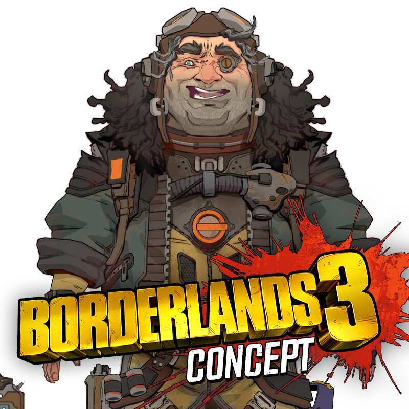 ArtStation - BORDERLANDS 3 - ALLY CHARACTERS / Clay / Typhon / Moxxi