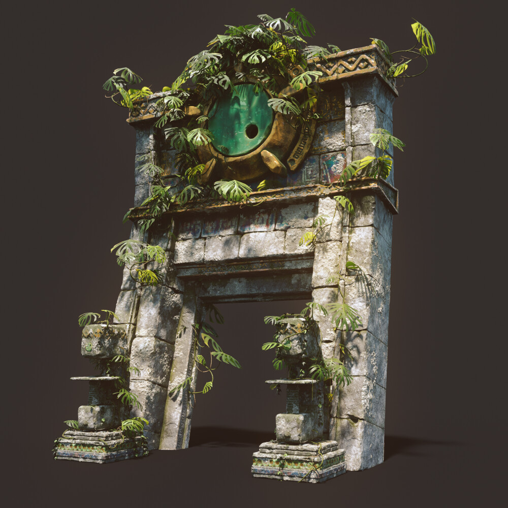 ArtStation - Ancient Temple Entrance