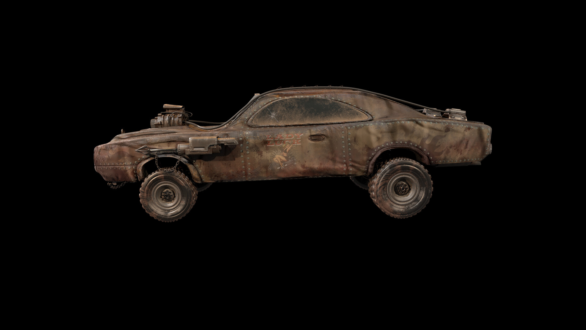 ArtStation - Quick concept about post-apocalyptic car