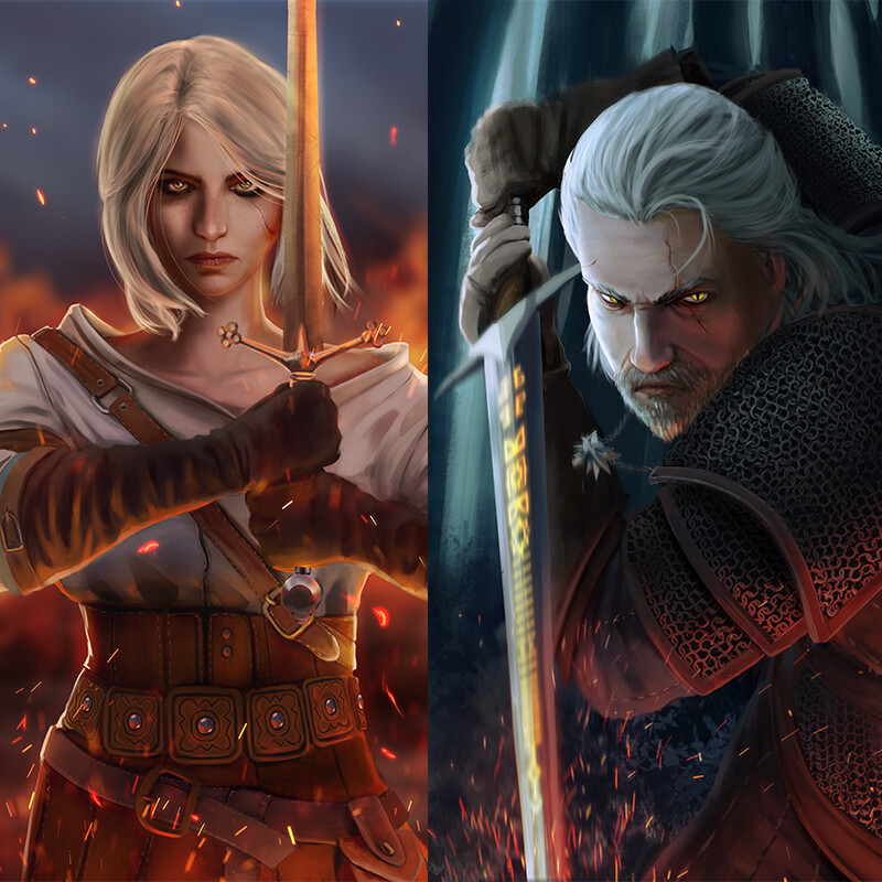 ArtStation - The Witcher Fanart