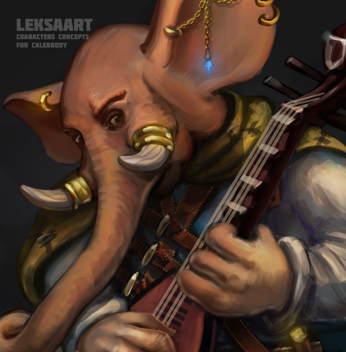 ArtStation - Elephant bard