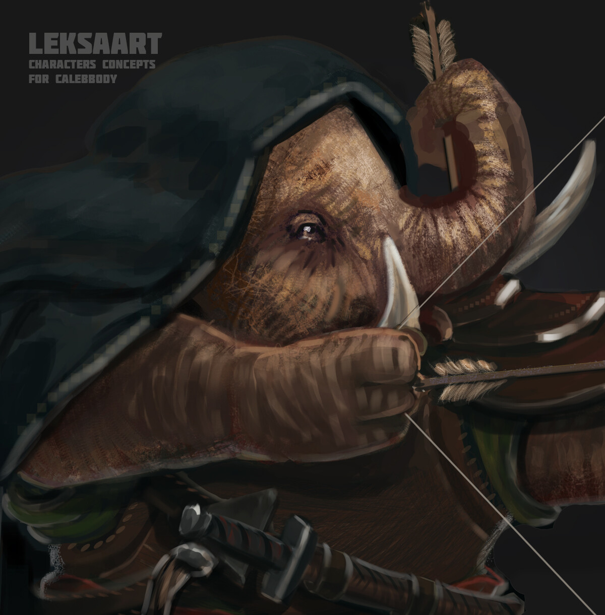 ArtStation - Archer elephant