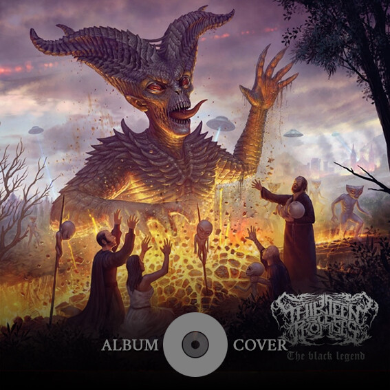 ArtStation - TBP: The black legend album cover