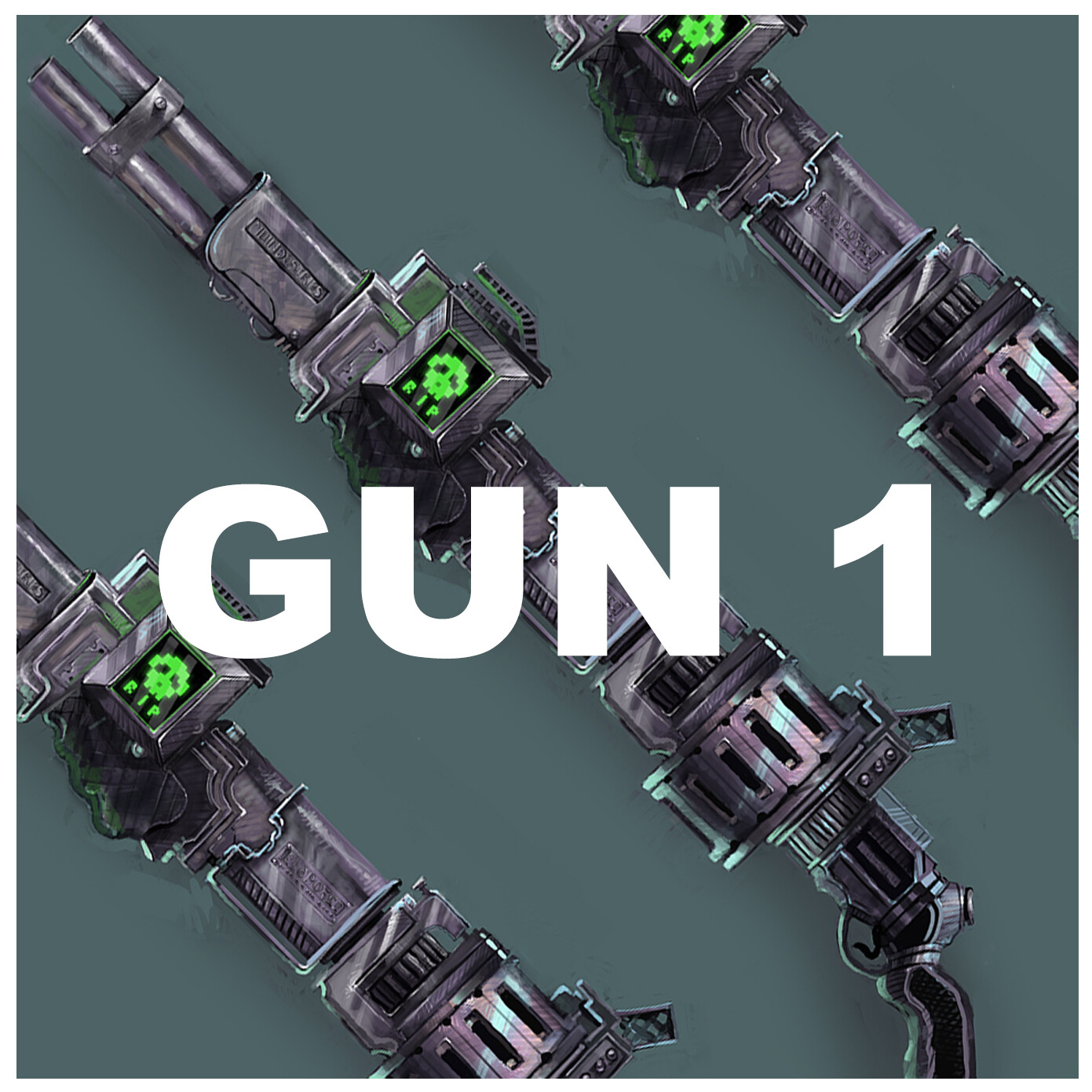 ArtStation - Gun Design Process