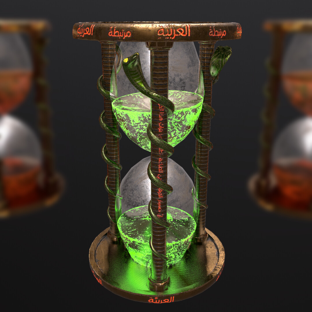 ArtStation - The Cursed Hourglass (Concept)