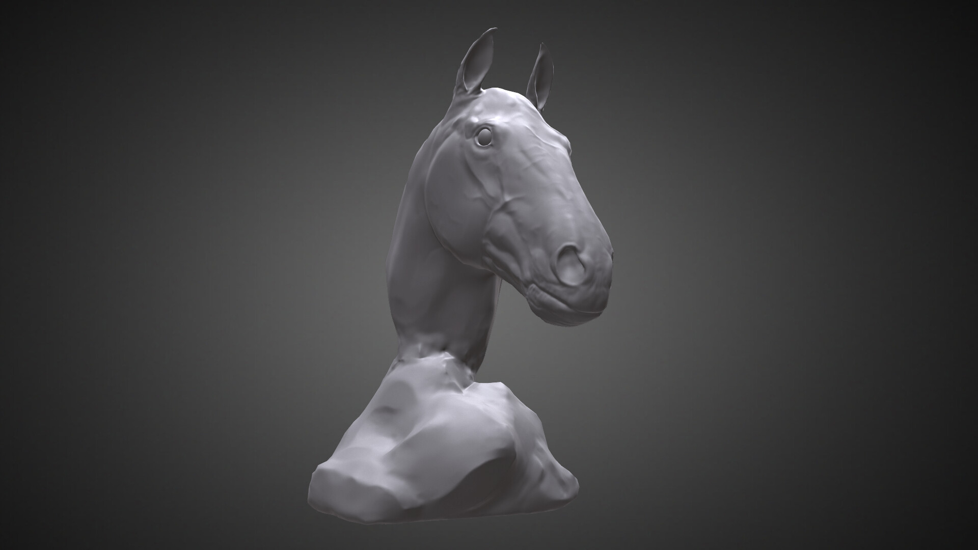 ArtStation - Horse Head Sculpt