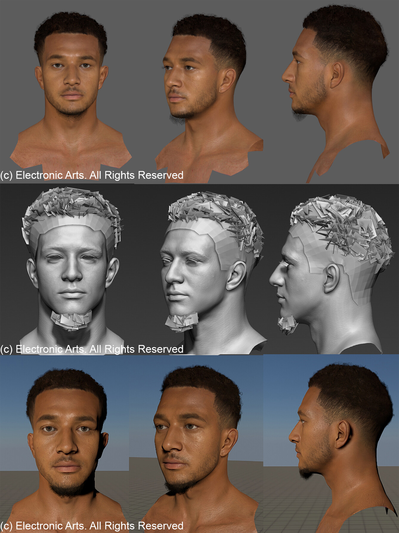 ArtStation - Head Assets FIFA 19