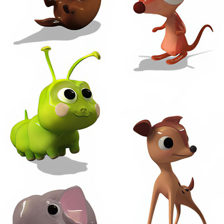 ArtStation - Alphabet Animals AR