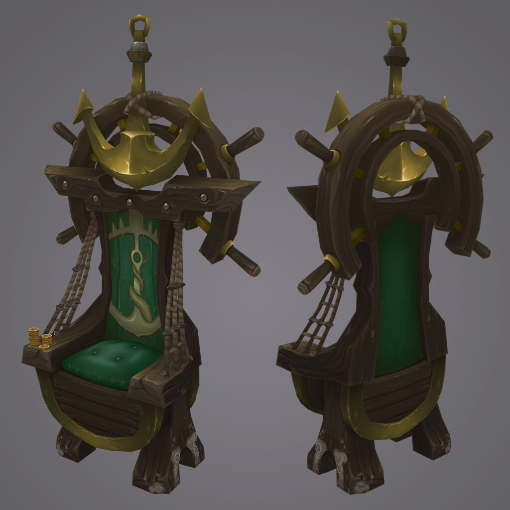 ArtStation - Throne of the Sea Commander