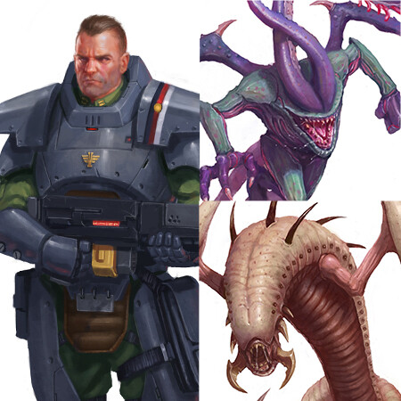 ArtStation - "Cthulhu: Can of Worms Project" Creature and Character set