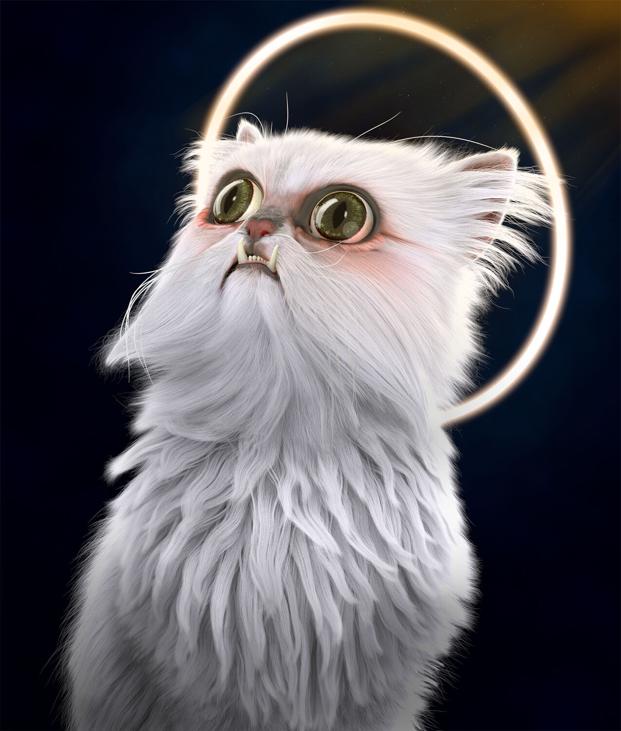 ArtStation - Wilfred Warrior Cat