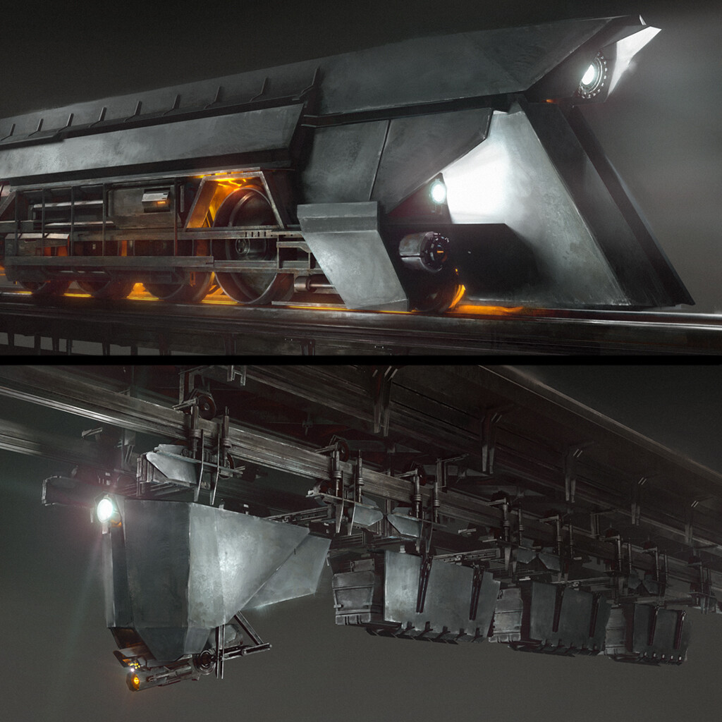 ArtStation - BELOW THE SALT | Corpse Engine & Freight Snitch