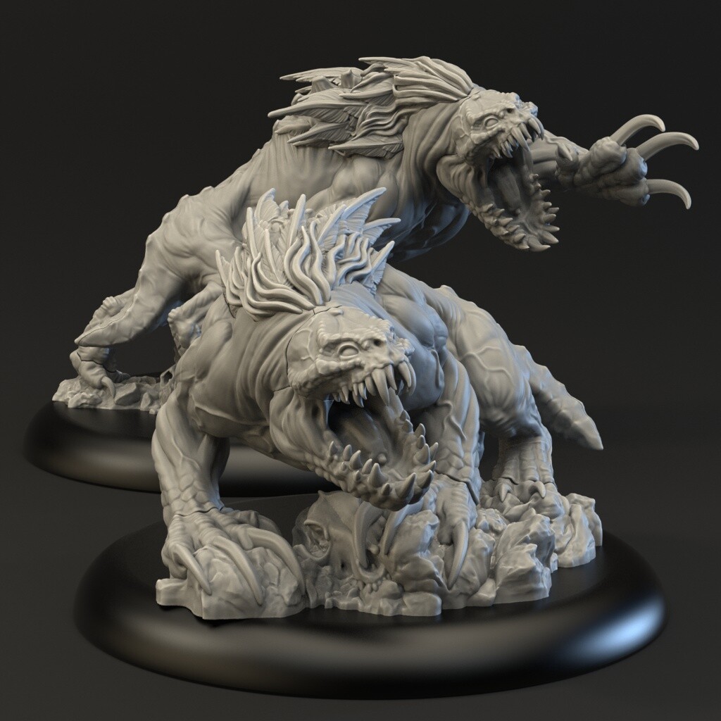 ArtStation - Brood Hound - resculpt