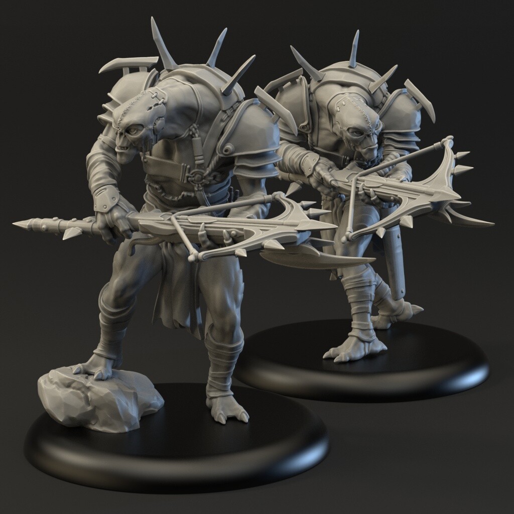 ArtStation - Dragyri Ice caste Soulsplitter - resculpt
