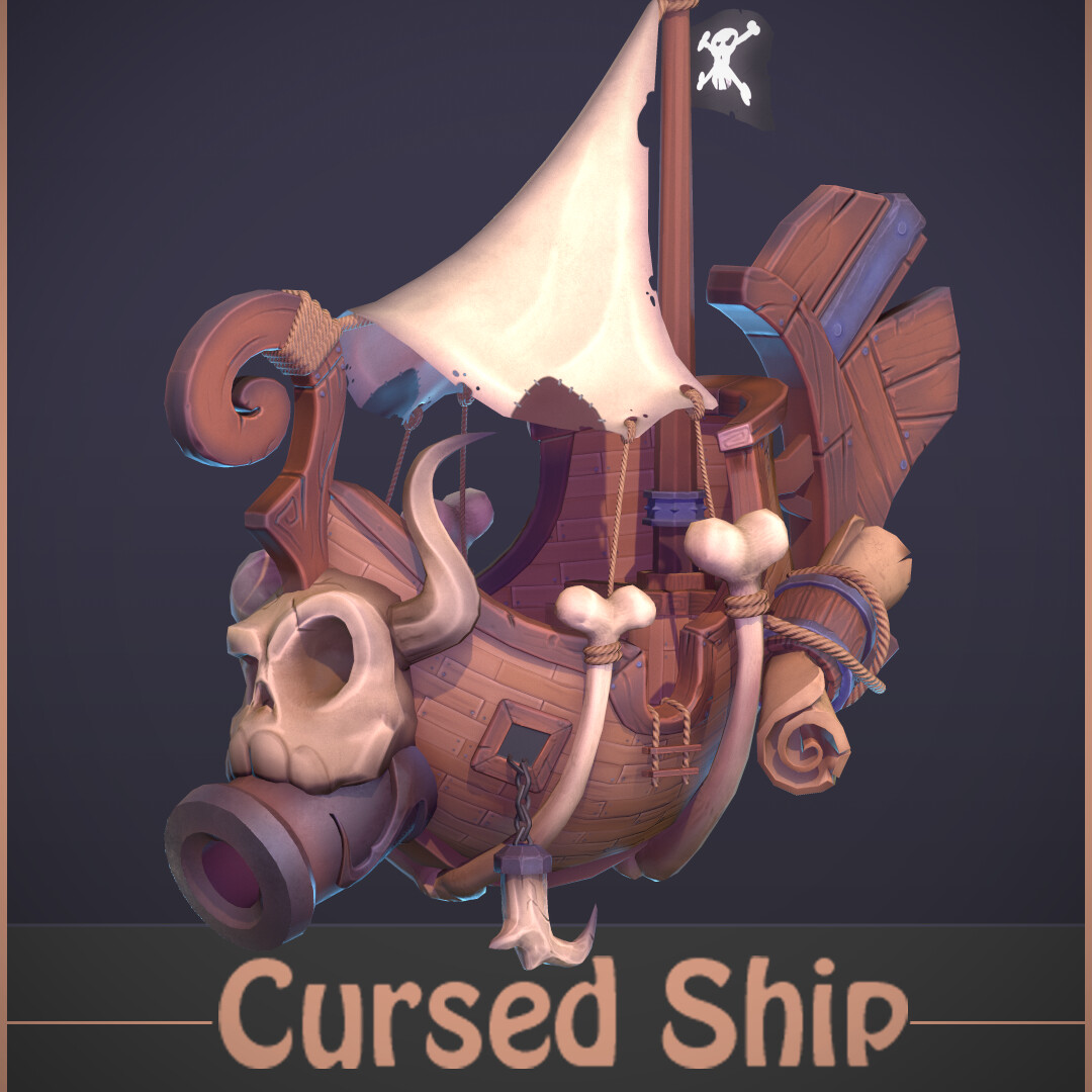 ArtStation - Cursed Boat