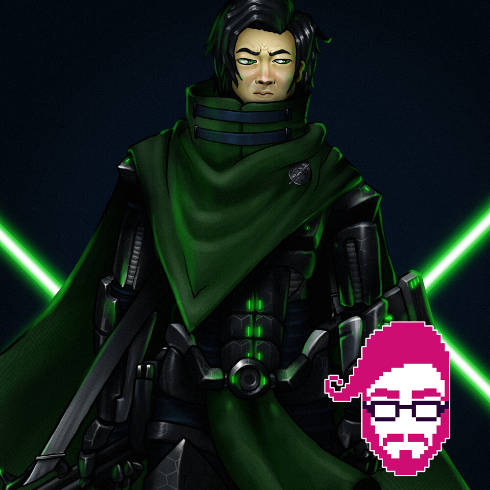 ArtStation - Human Sniper Operative - Starfinder RPG Character Portrait ...