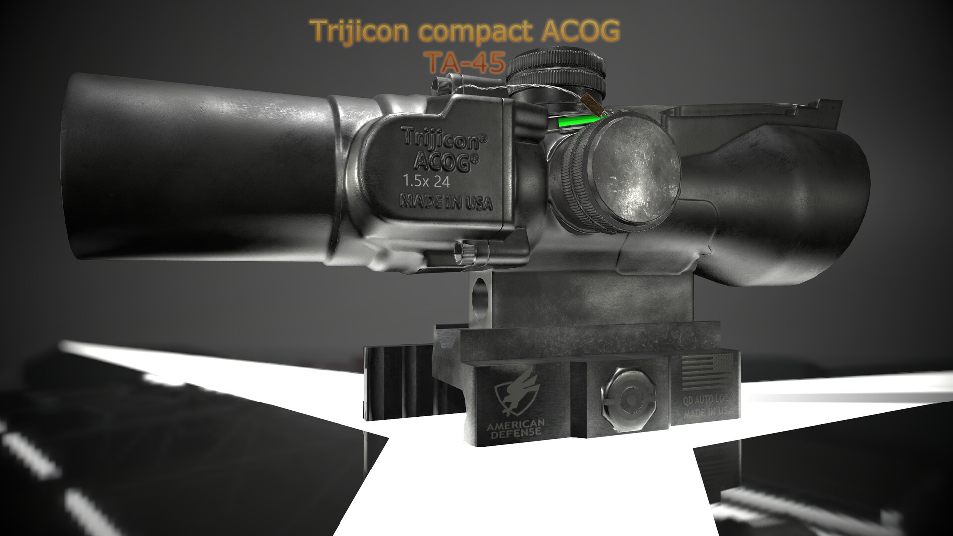 ArtStation - Mini Acog TA-45 complete (ish)