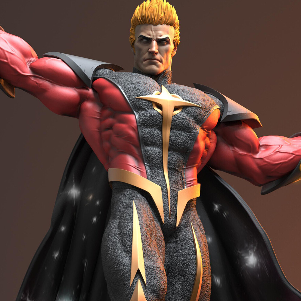 ArtStation - Marvel's Quasar- 1/4 custom statue