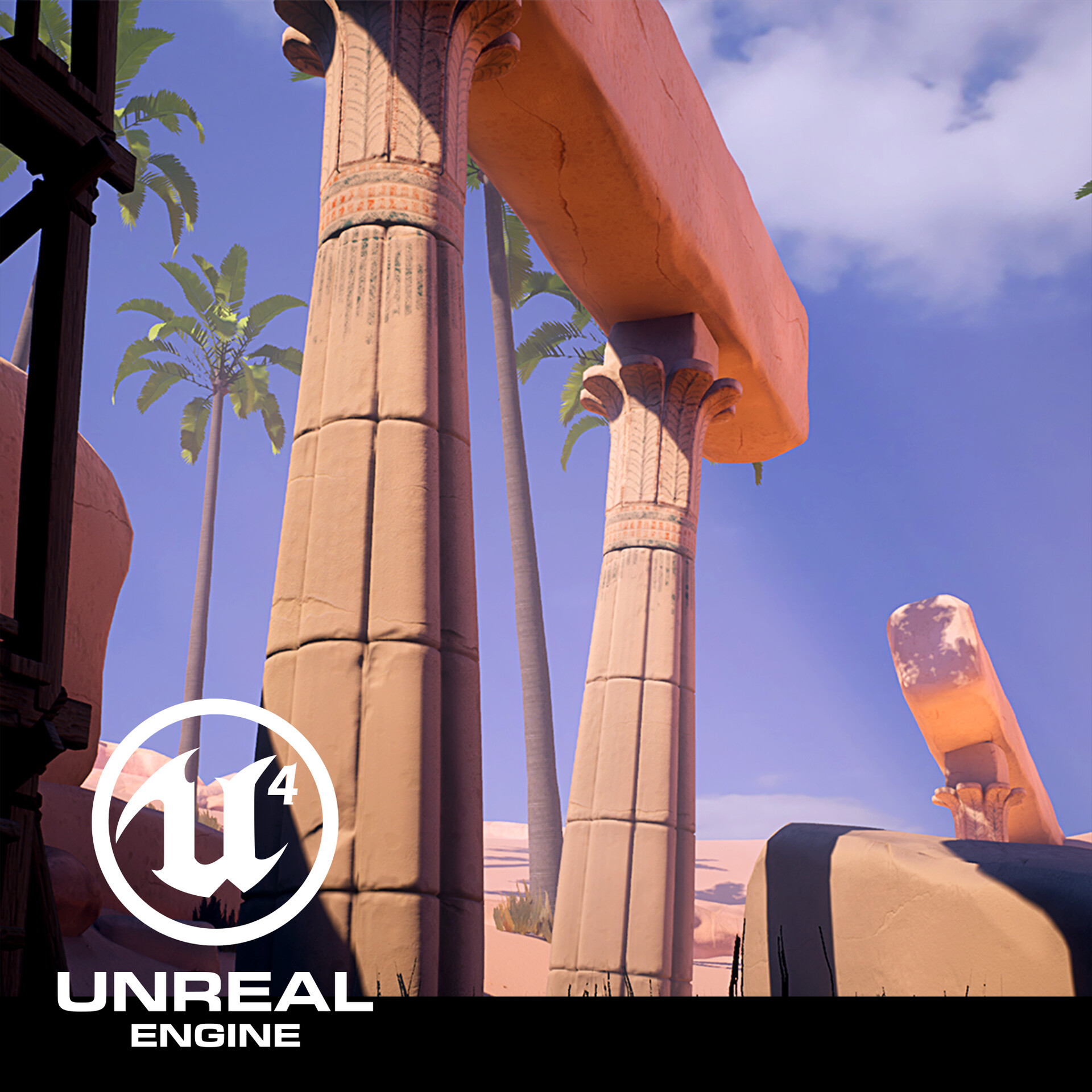 ArtStation - Egypt Temple Cave