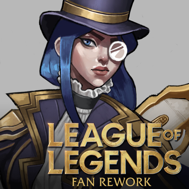 ArtStation - Caitlyn - Fan Rework Concept