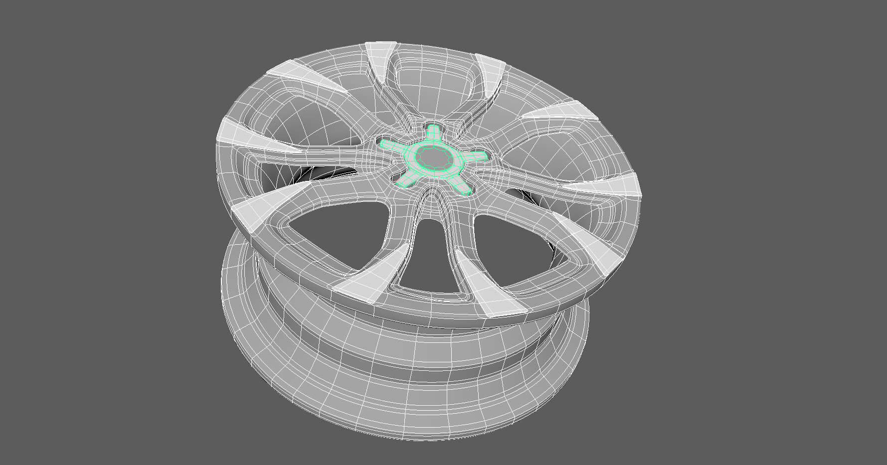 ArtStation - 3d alloy wheel