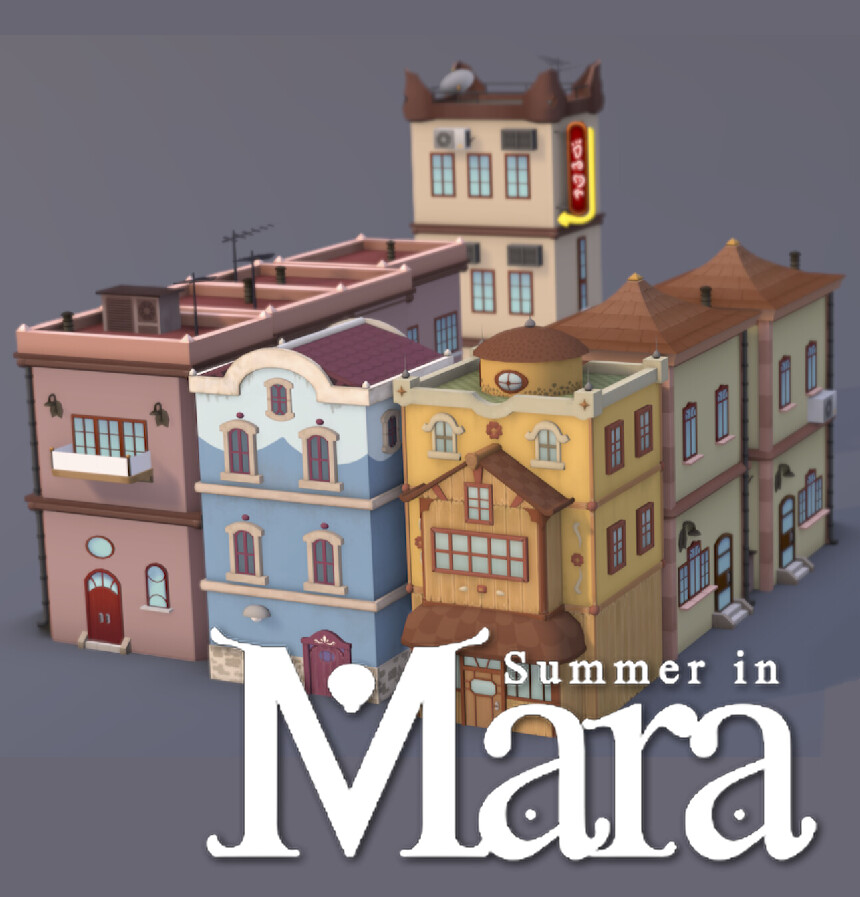 ArtStation - Summer in Mara: Buildings