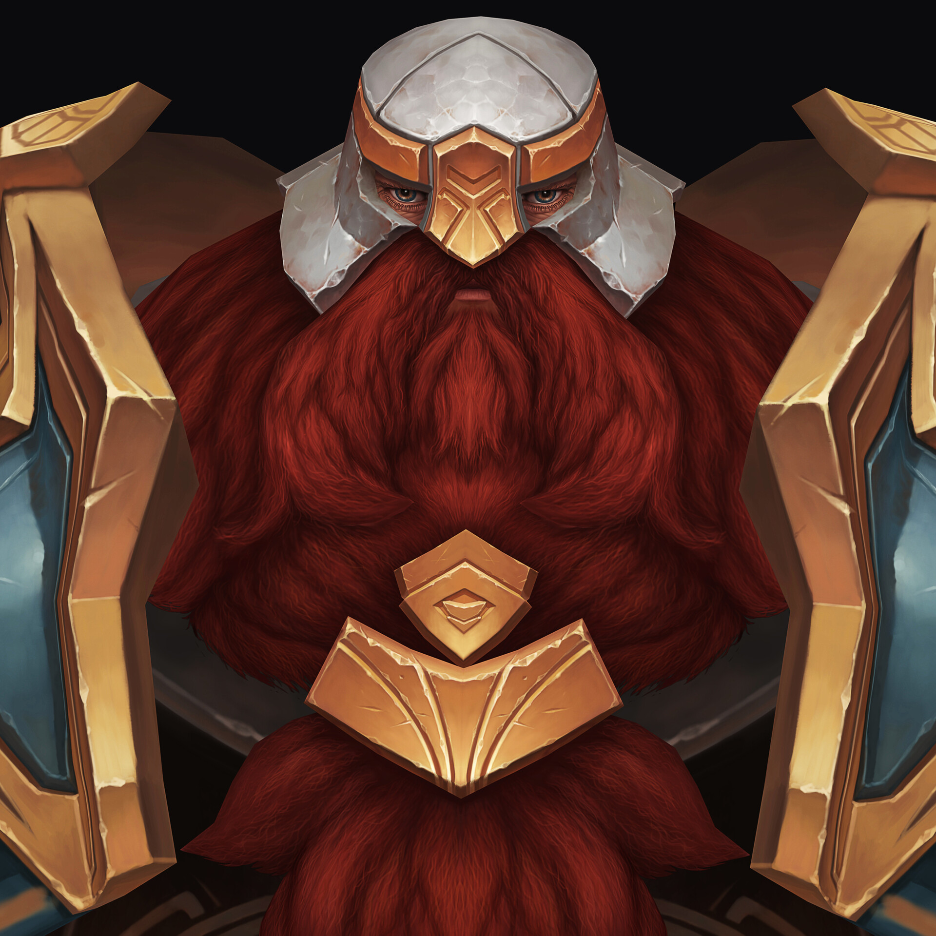 ArtStation - Dwarf Hand Painting