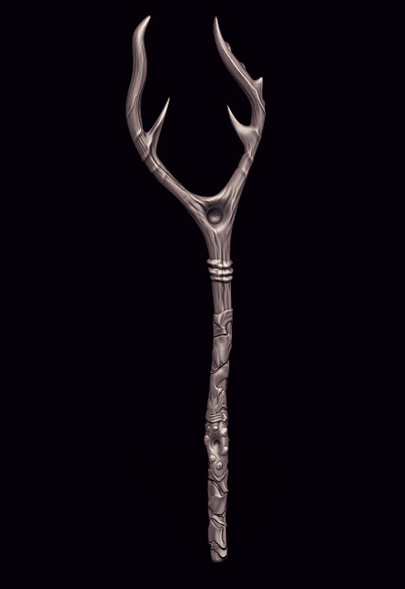 ArtStation - Druid staff