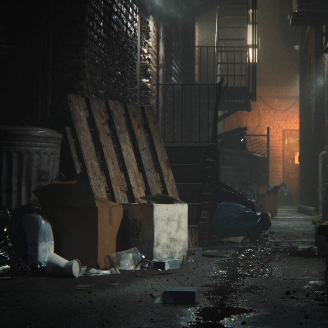 ArtStation - Miniature Metropolis - Cinematic Alley