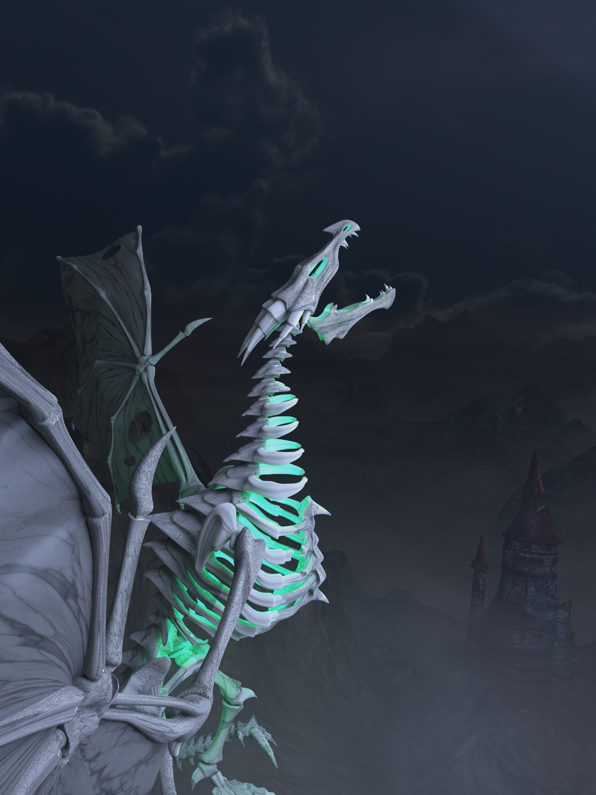 ArtStation - The Dragon Skull (2018-2019)
