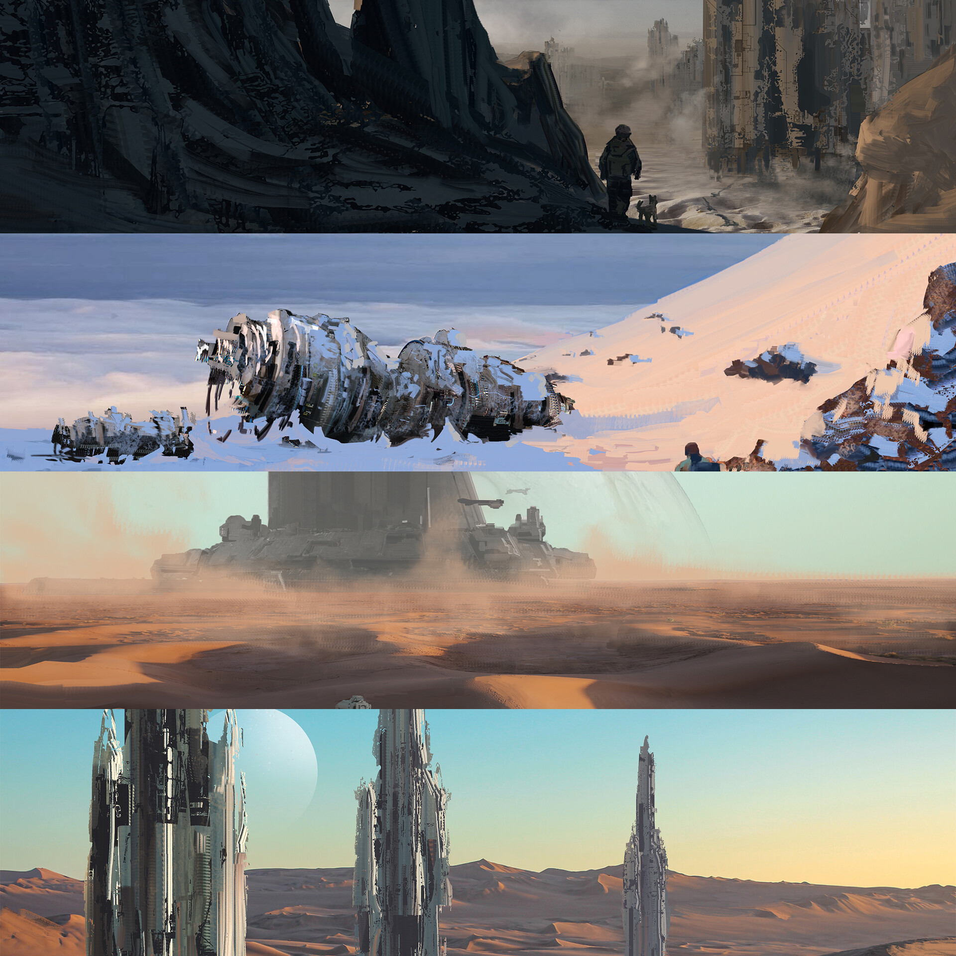 ArtStation - Environment Sketch