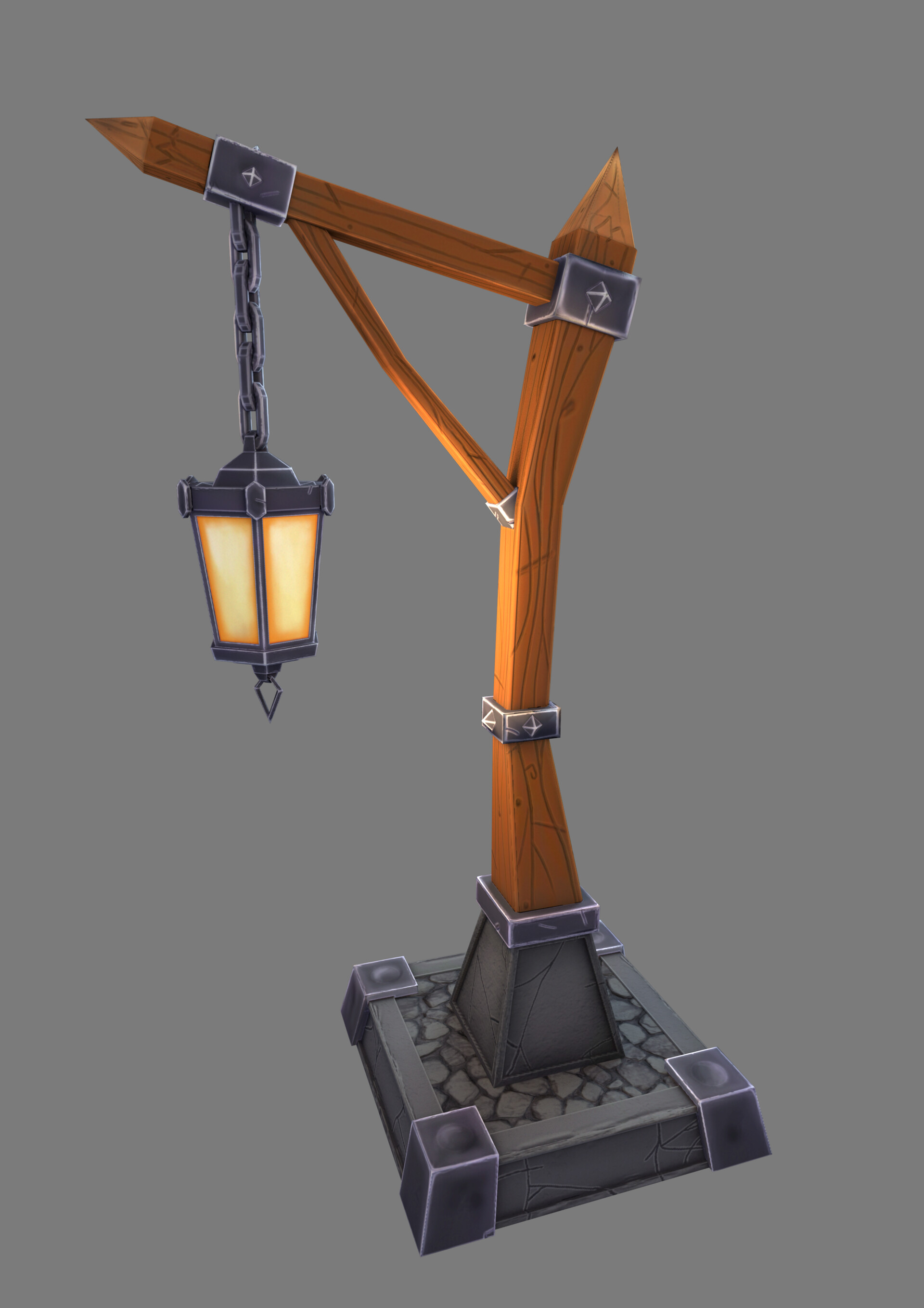 ArtStation - [3D] Lantern Cartoon