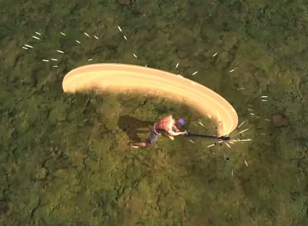 ArtStation - Longsword jump spell VFX