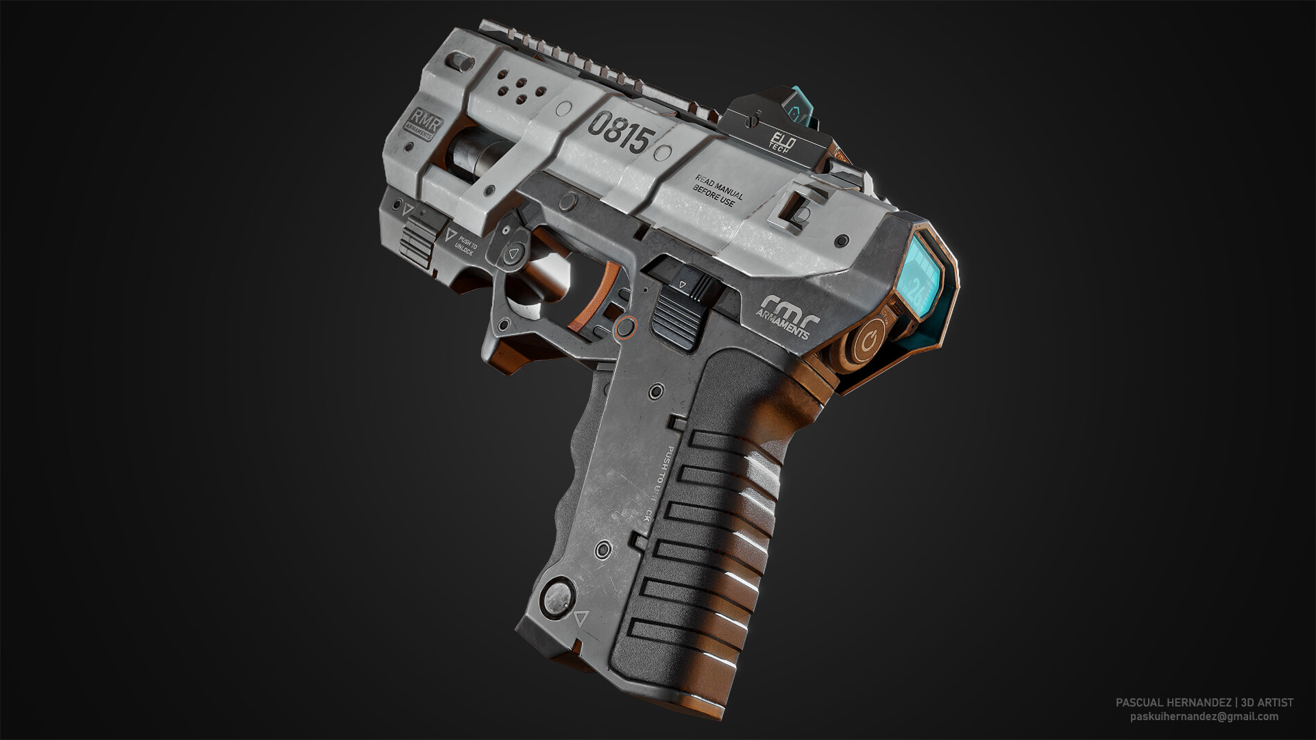 ArtStation - Meta Pulse Pistol