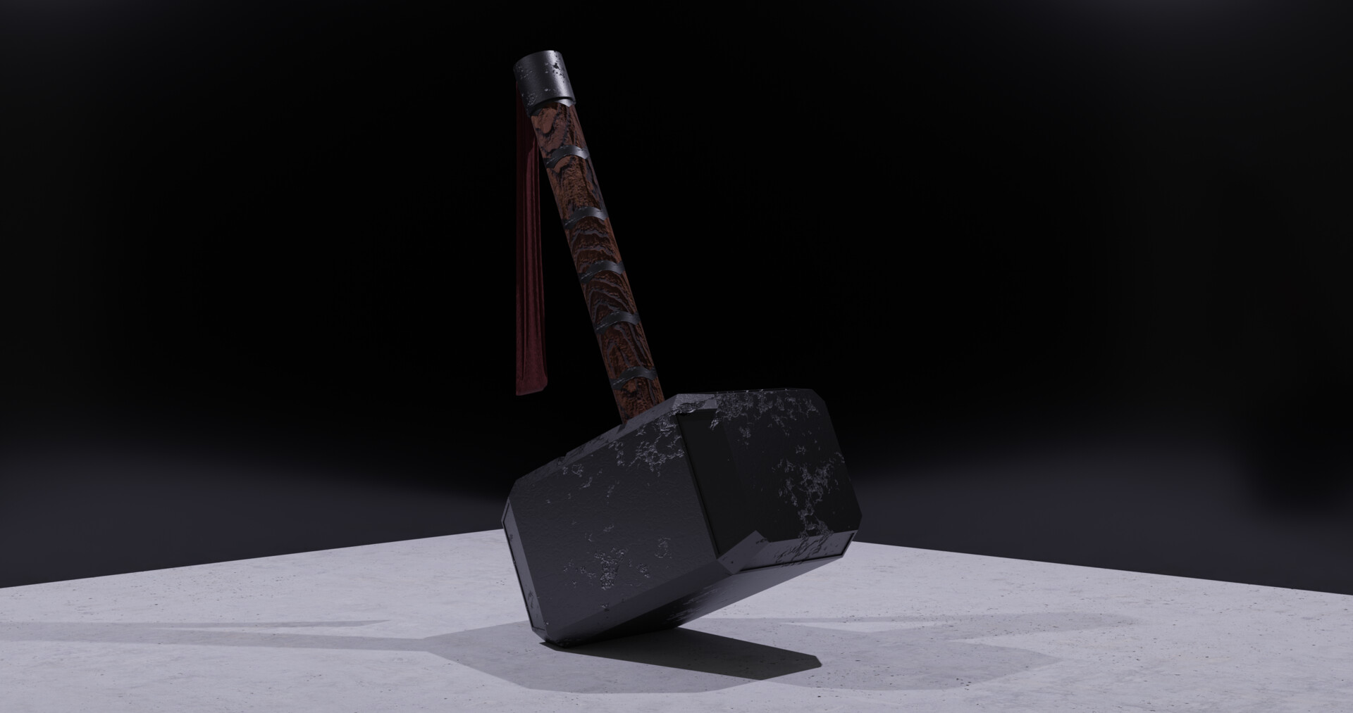 ArtStation - Mjolnir On Display