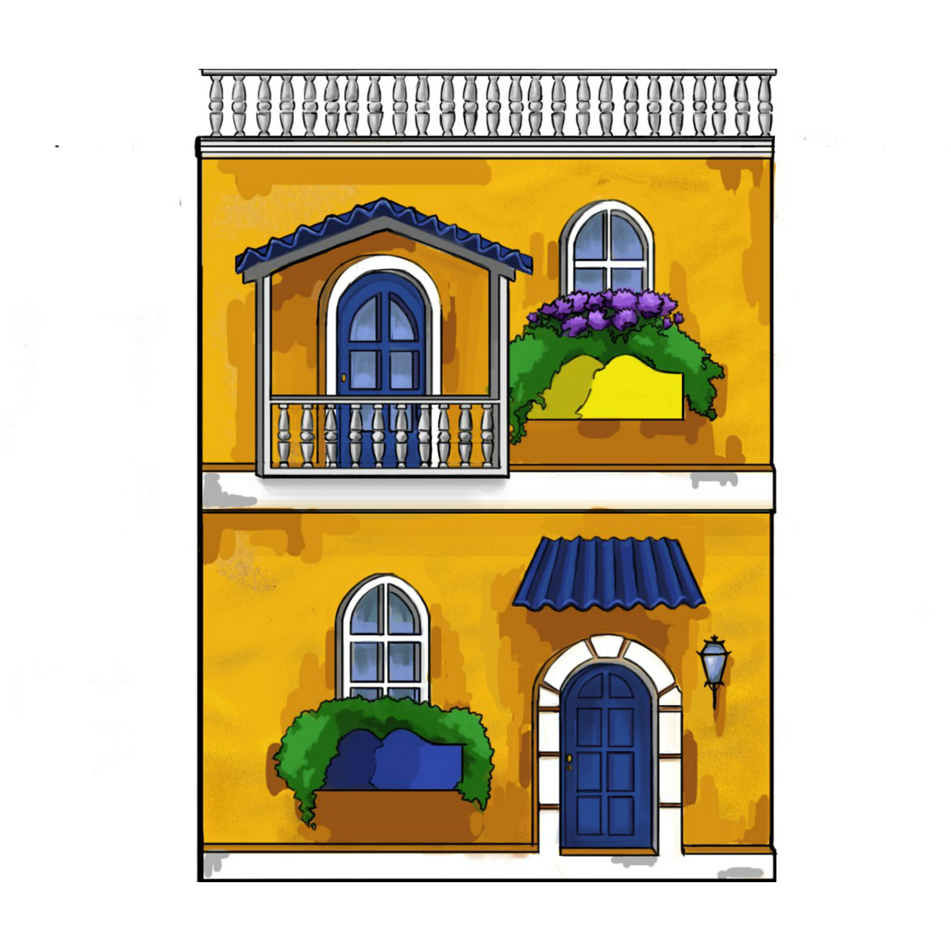 ArtStation - Yellow house