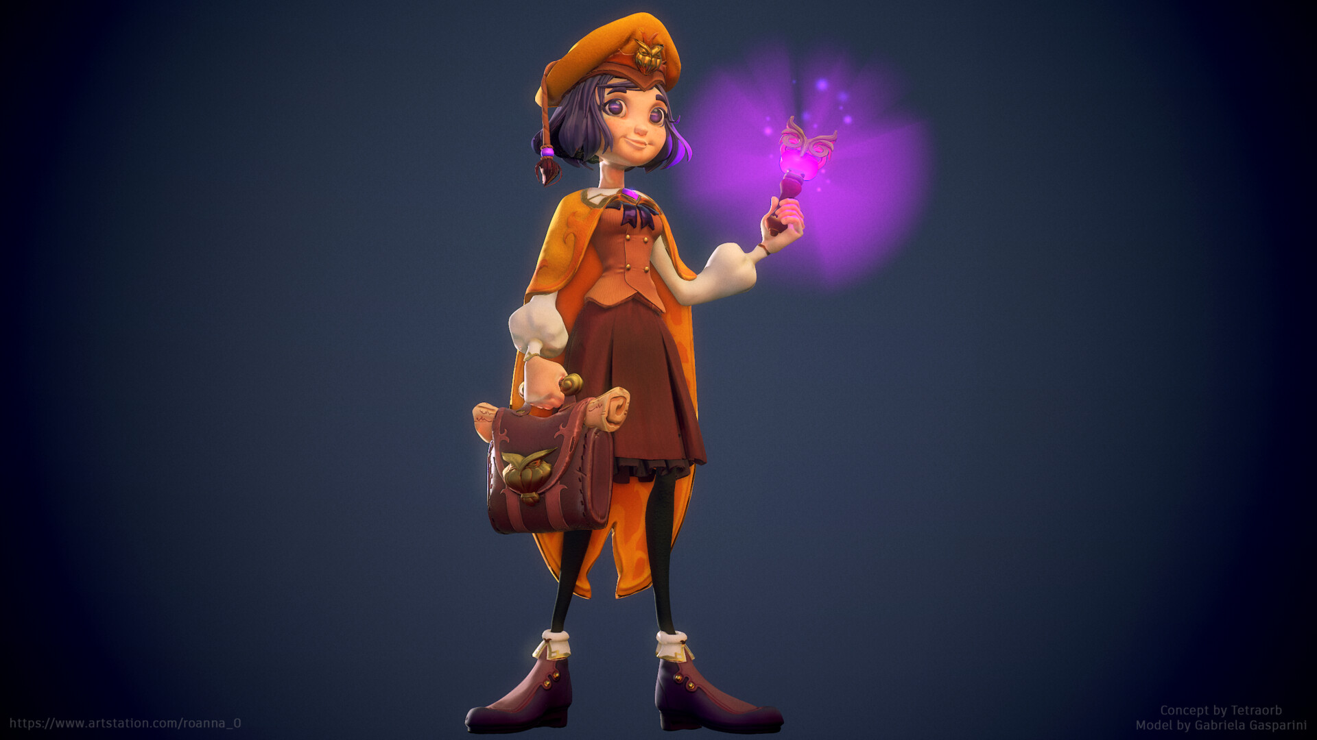 ArtStation - Magic School Girl