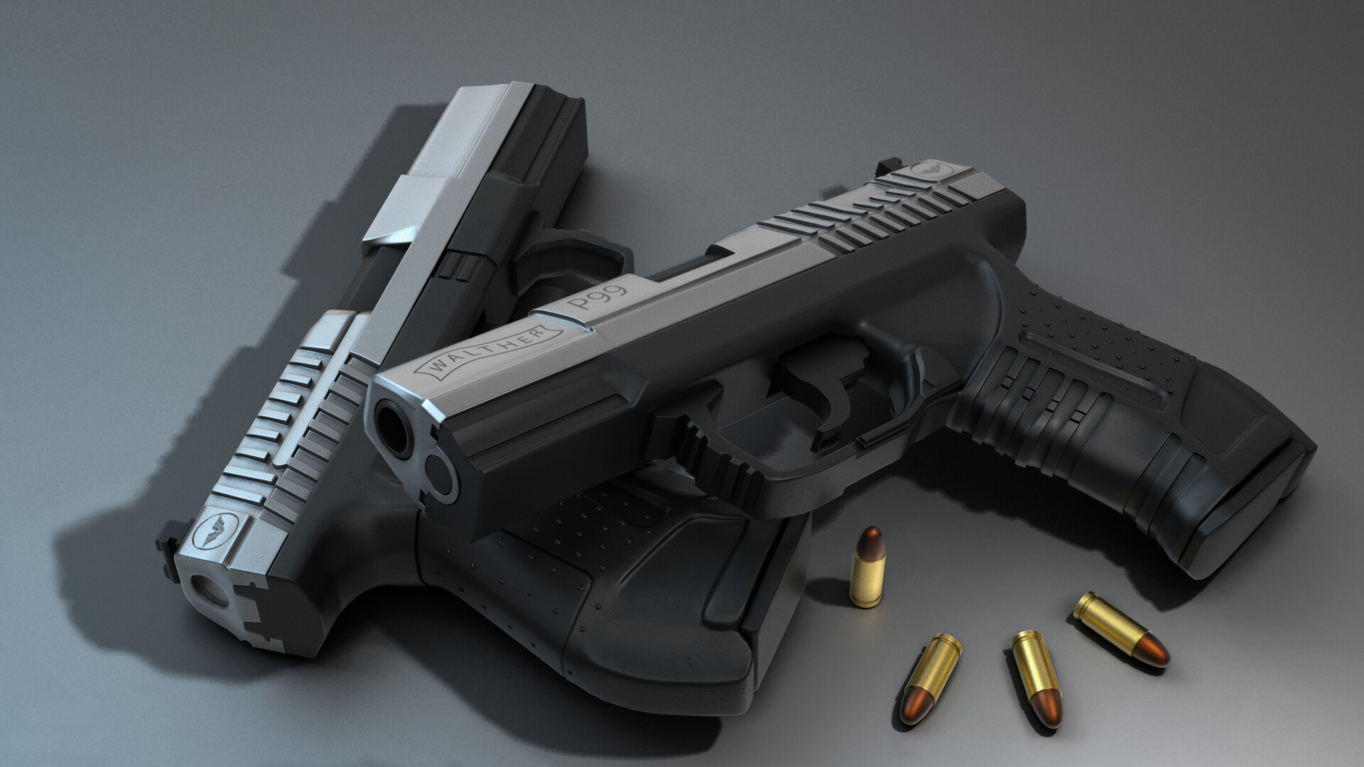 ArtStation - Pistol Walther P99