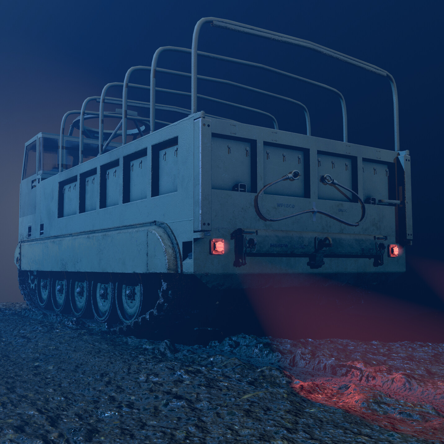 ArtStation - M548 Tracked Cargo Carrier Vehicle