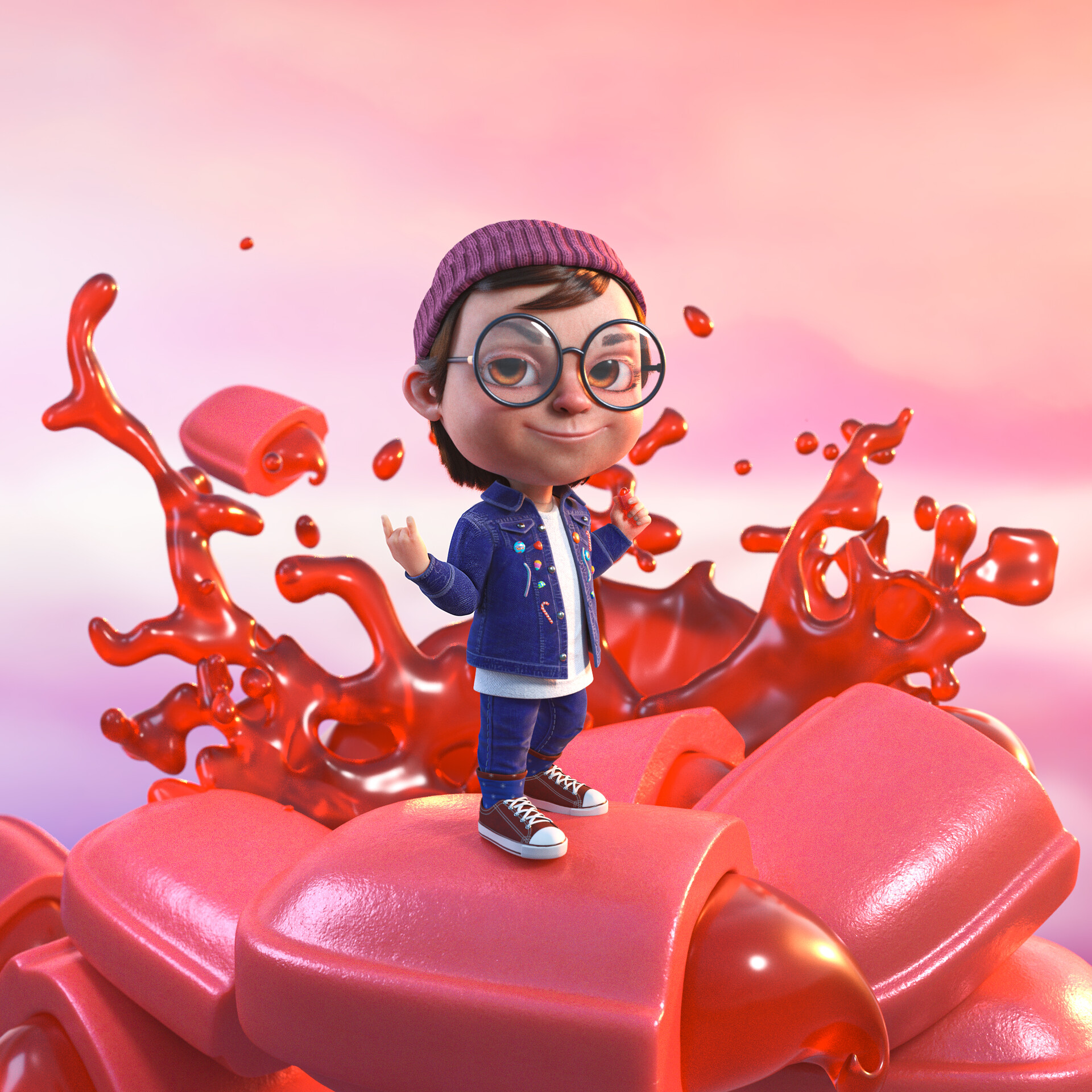 ArtStation - Frutomila - The Gummy Boy