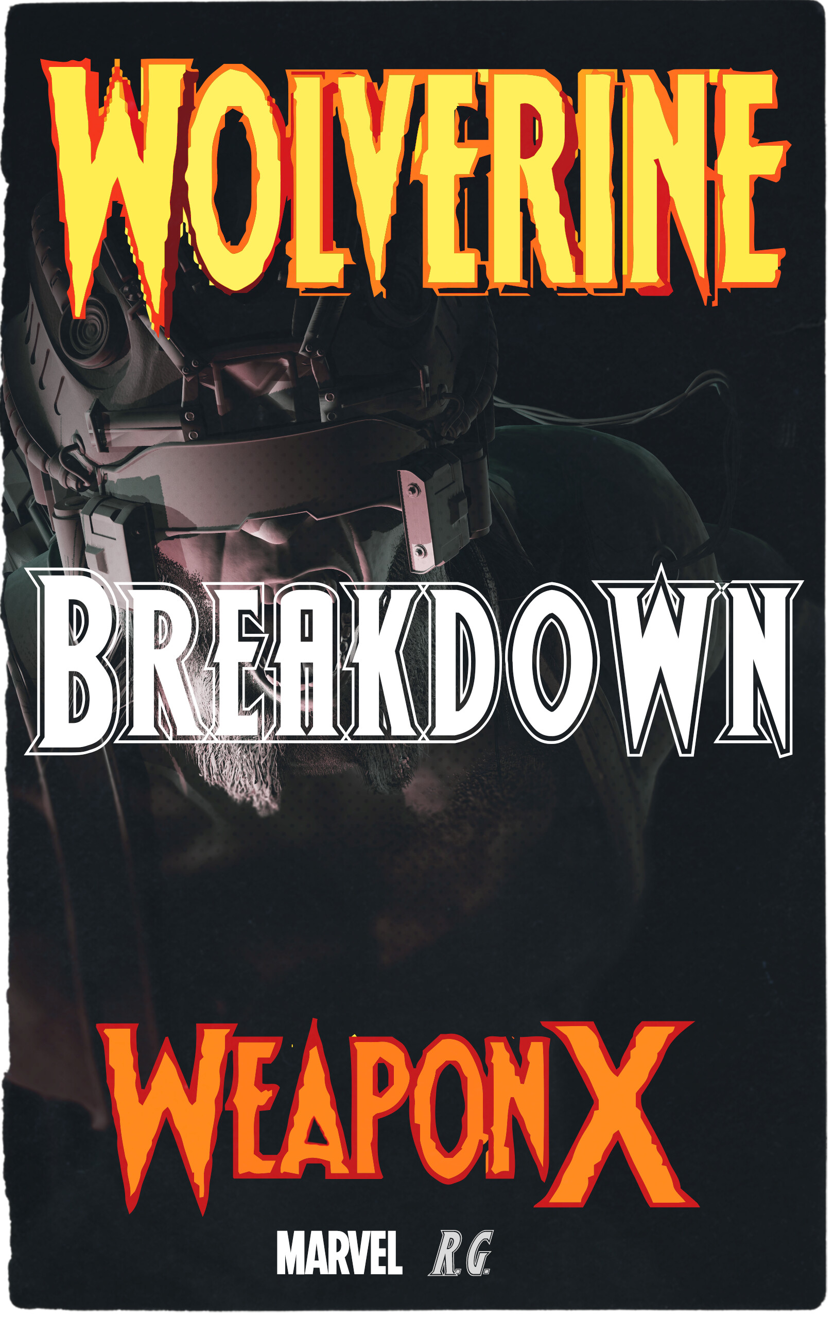 ArtStation - Wolverine Weapon X - FanArt - Breakdown