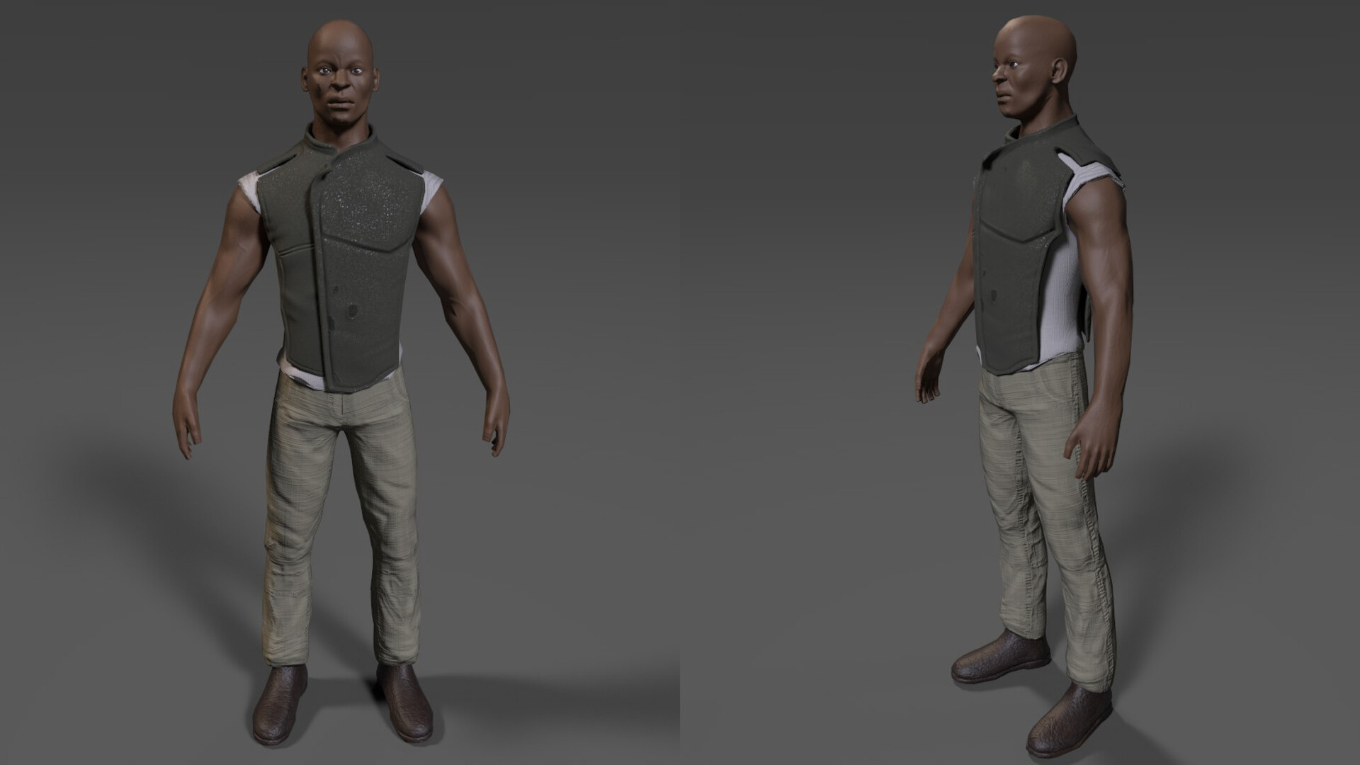 ArtStation - Realistic Character - Proyect UPC