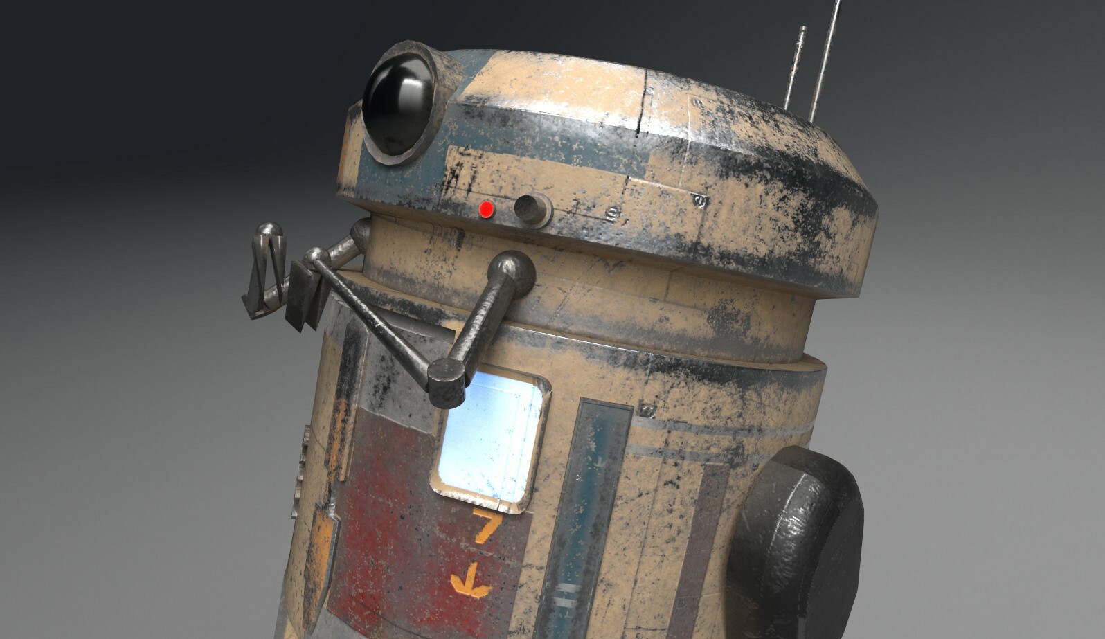 ArtStation - Modified Archmech Droid WIP