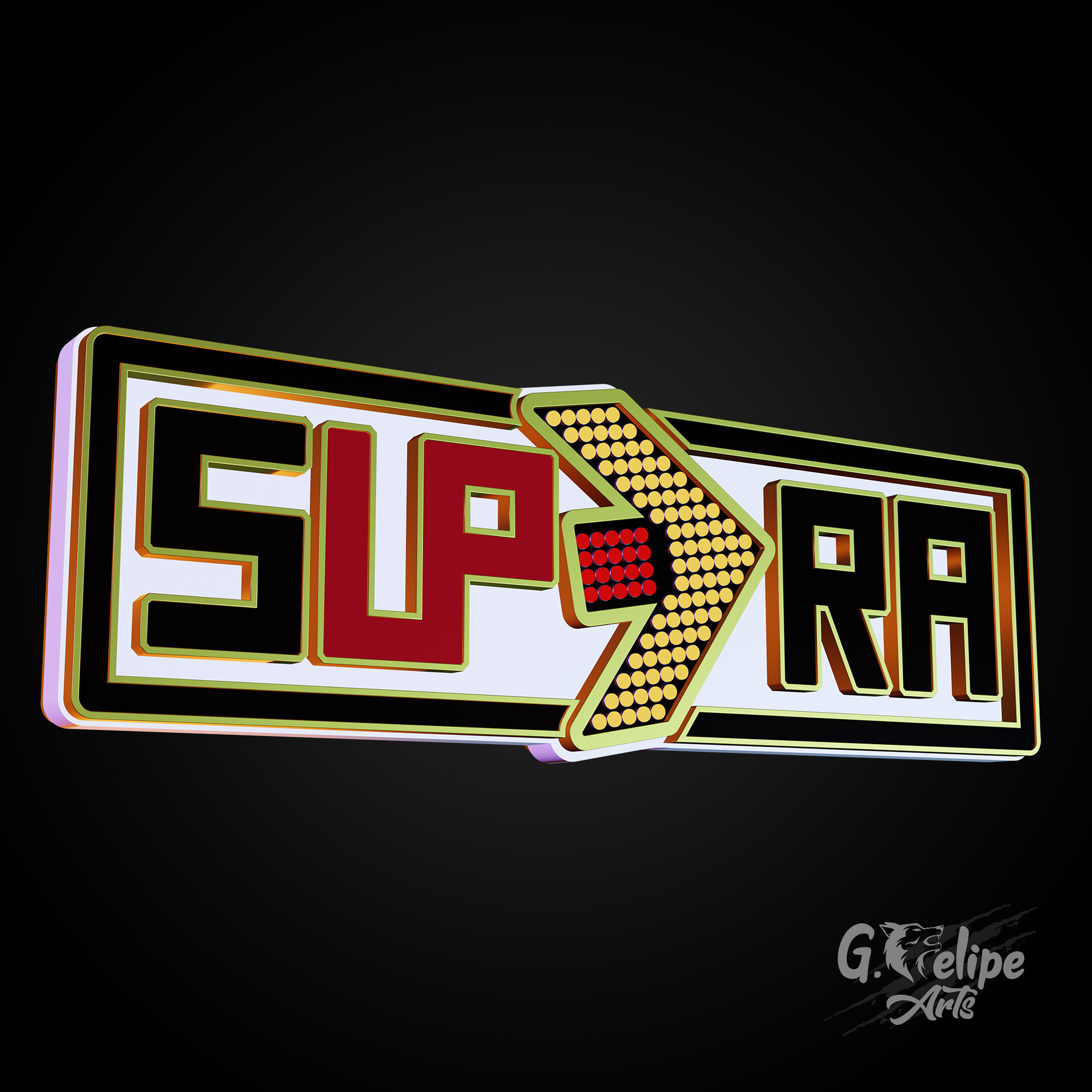 ArtStation - Logo 3D - Supera