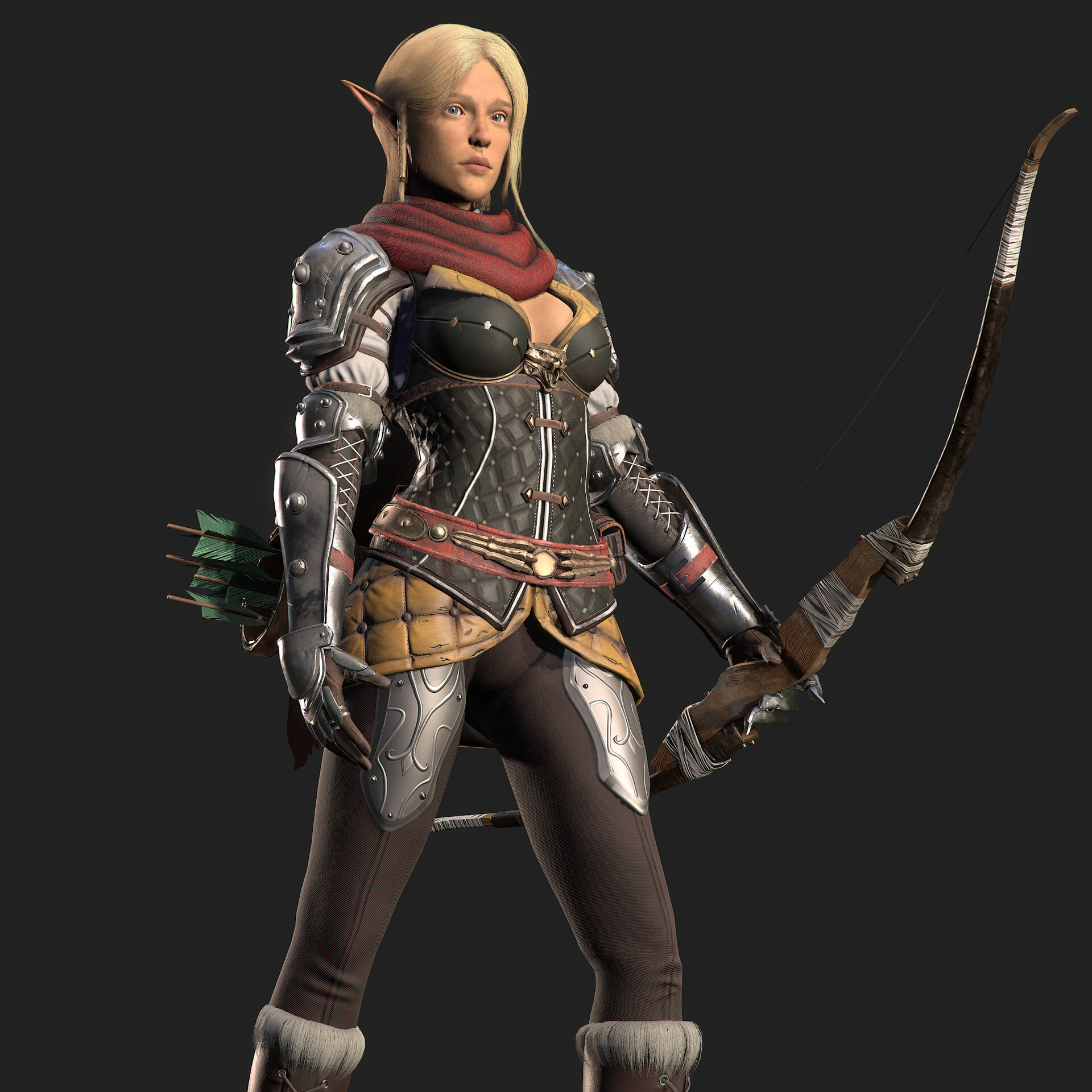 ArtStation - Elven Archer