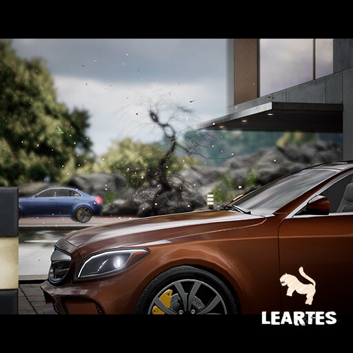 ArtStation - Gameready Sedan Car / Driveable / Animated in Unreal Engine