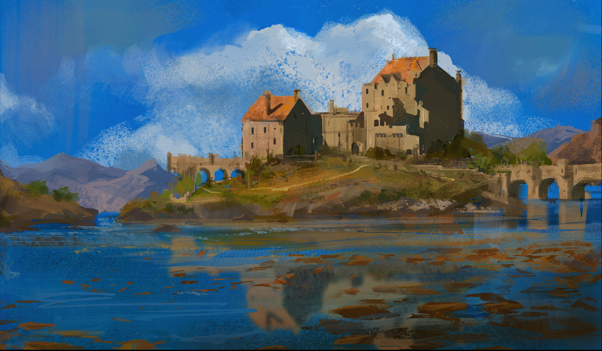 ArtStation - castle studies